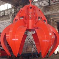 China 2-12m3 Pulley Q235 Electro Hydraulic Orange Peel Grab Anti-corrosion for sale