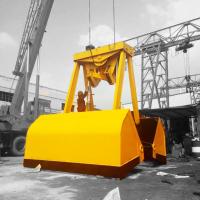 China Lifting Wireless Remote Control Q235 Hydraulic Grab Double Flap Grab for sale