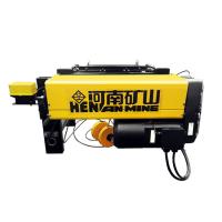 China 1000kg Track Traveling Type European Electric Wire Rope Hoist For Workshop for sale