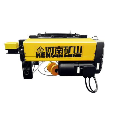 China 1000kg Track Traveling Type European Electric Wire Rope Hoist For Workshop for sale