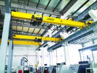 China DIN Standard Single Girder Overhead Crane Light Weight Remote Control European Style for sale