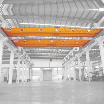China 3T Span 16m Height 9m LDA Single Girder Eot Crane With Electric Hoist for sale