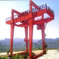 China Cabin Control 50ton Rail Mounted Container Gantry Crane For Lifting Container for sale