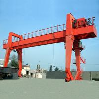 China High Technique Cabin Control 50 TONS Engineering Rail Gantry Crane Electric Winch Type for sale