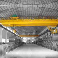 China Remote Control 20/5 Tons Double Girder Underslung EOT Crane With Hook for sale