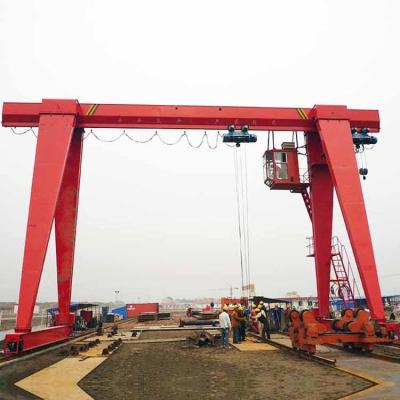 China 5TON 10TON 16TON 20TON Electric Single Beam Gantry Crane For Outdoor Remote Control for sale