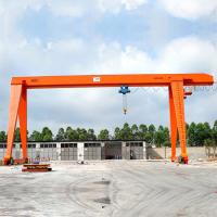 China 5TON 10TON 16TON 20TON Electric Single Beam Gantry Crane For Outdoor Remote Control for sale