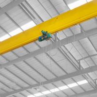 China 3T 5T 10T Box Type Single Girder EOT Crane Pendent Line Control Or Remote Control for sale