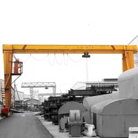 China 15t Single Beam Girder Electric Gantry Crane With Electric Wirerope Hoist for sale