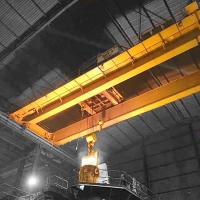 China Customize 100/30 Ton Heavy Duty Ladle Lifting Electric Overhead Traveling Crane For Steel Melt Workshop for sale