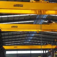 China 50 Ton FEM 2M European Style Electric Hoist Double Girder Overhead Crane for sale