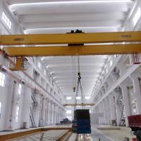 China 50 Ton FEM 2M European Style Electric Hoist Double Girder Overhead Crane for sale
