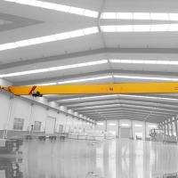 China 10 Ton Span 10.5m European Electric Single Girder Overhead Crane A5 Working Class for sale