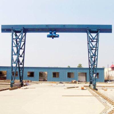 China 5 Ton Single Girder Gantry Crane Remote Control Electric Truss Type Gantry Crane for sale