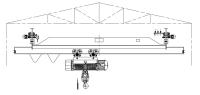 China 5T Single Girder Underslung Crane Electric Travelling Single Beam Bridge Crane for sale