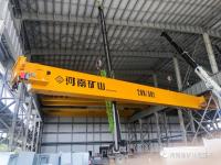 China 50T Cabin Control Electric Hoist Double Beam Overhead Crane European Type for sale