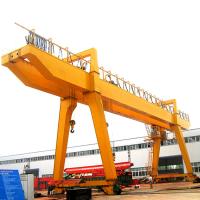 China High Technique Double Beam Electric Gantry Crane Heavy Duty Cabin Control Box Type for sale