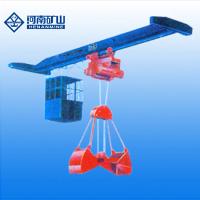 China 5Ton Single Beam Electric Overhead Grab Crane Remote Control for sale