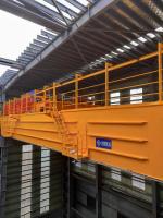 China 50/10 Ton Cabin Control Electric Overhead Ladle Crane Double Beam for sale