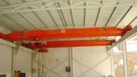 China 1T 3T 5T Electric Single Girder Crane Remote Or Pendent Line Control for sale