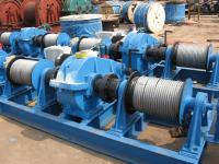 China Diameter 30mm Electric Control Wire Rope Winch Slow Speed Large Tonnage for sale