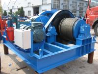 China Lifting Weight 8T Electric Rope Winch Machine 80 KN Capacity 210M for sale