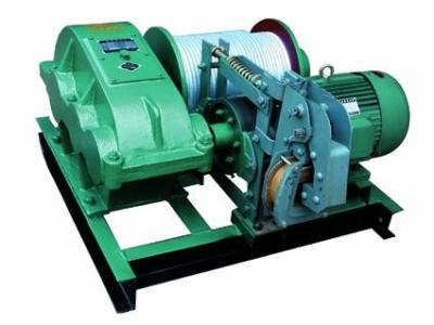China 5 Ton High Lifting Speed Electric Wire Rope Winch JK Model for sale