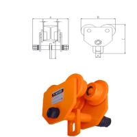 China 1T&2T Push Pull Plain Crawls Without The Chain And Chain Pulley In Gold Yellow for sale