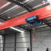 China 20T A3 Single Beam Crane LDA Type Motor Driven With Electric Hoist for sale