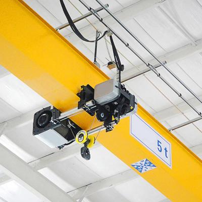 China European Type Traveling Single Girder Overhead Crane 5T Remote Control for sale