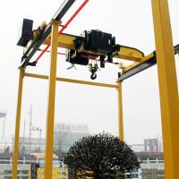 China Single Beam European Style Travelling Bridge Crane Remote Control for sale