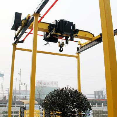 China Single Beam European Style Travelling Bridge Crane Remote Control for sale