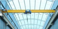 China Cabin Control 5T Model Single Beam Metallurgical  Crane With Chain Hoist for sale