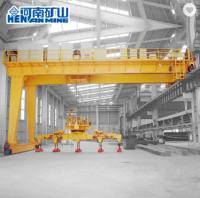 China Mobile Rail Cabin Control Double Girder Gantry Crane A4 Duty for sale