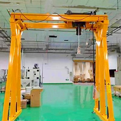 China Good Quality Remote Control 5t Portable Double Girder Gantry Crane for sale