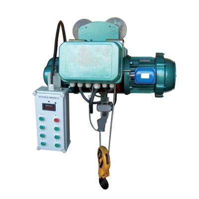 China 1~16T Remote Control Traveling Electric Wire Rope Hoist Single Speed for sale