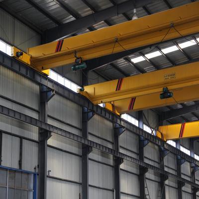 China 3T 5T 10T Box Type Single Girder EOT Crane Pendent Line Control Or Remote Control for sale