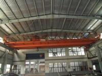 China Light Duty 10T Single Girder Overhead Crane Single Beam Crane With Electric Trolley for sale
