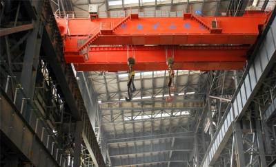 China Light Duty 10T Single Girder Overhead Crane Single Beam Crane With Electric Trolley for sale