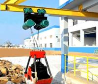 China Electric Grab Single Girder Overhead Crane LZ Type Reliable Performance for sale