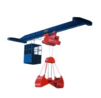 China 3Ton Remote Control Single Girder Eot Grab / Grapple / Bucket Crane for sale