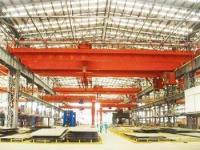 China 10T IP54 Double Girder Overhead Crane Warehouse Workshop Box Type for sale