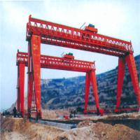 China 120t MG Double Girder Gantry Crane Cabin Control With Two Trolly Lift for sale