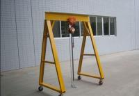 China Multifunctional Single Girder 2T Gantry Crane Portable Mobile Small for sale