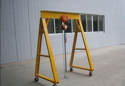 China Multifunctional Single Girder 2T Gantry Crane Portable Mobile Small for sale