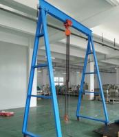 China Multifunctional Single Girder 2T Gantry Crane Portable Mobile Small for sale
