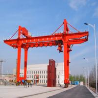 China Heavy Duty MG Double Beam Girder Gantry Crane 50 Tons With Cabin Control for sale