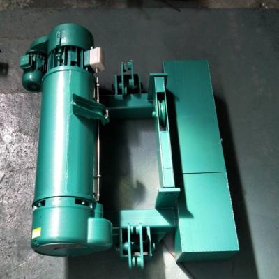 China 5T Monorail Travelling Electric Wire Rope Hoist Double Lifting Speed Low Headroom for sale