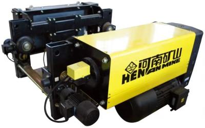China 5 Ton JM Type Electric Wire Rope Winch With A Crane 9.5 M / Min for sale