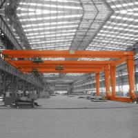 China Semi Single Beam Steel Plant Gantry Crane PLC 380V European MHB Type for sale